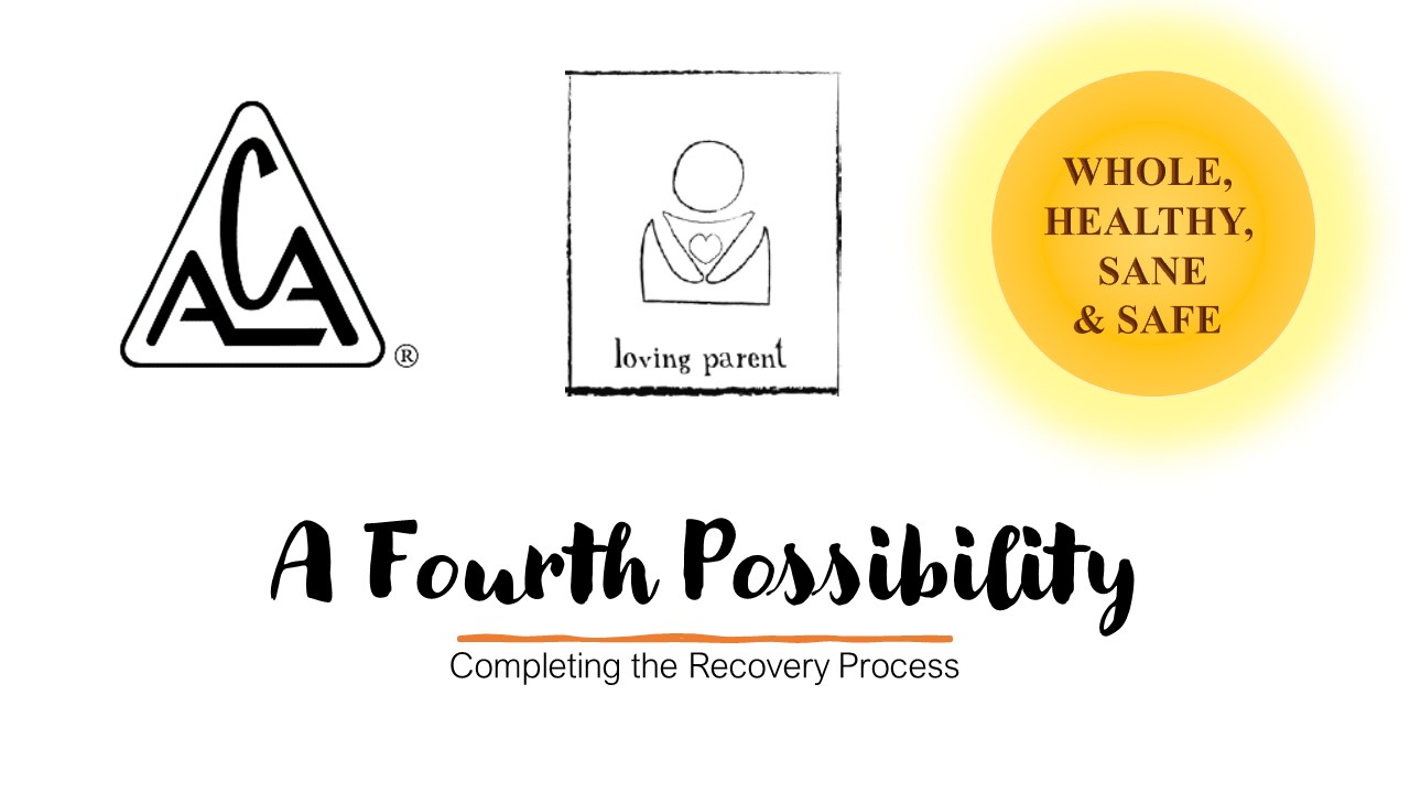 A Fourth Possibility – Completing the Recovery Process | ACA WSO
