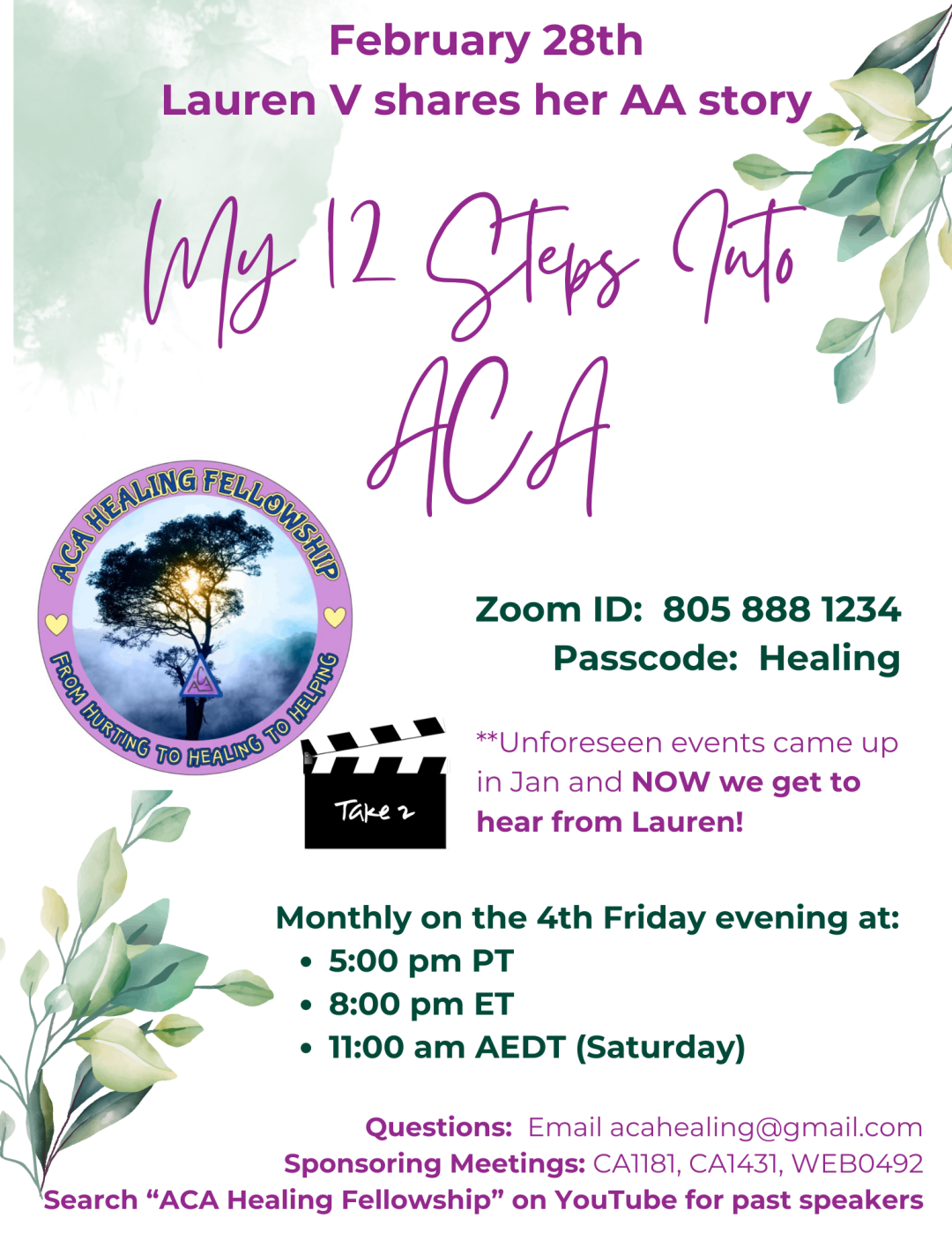 My 12 Steps Into Recovery | ACA WSO